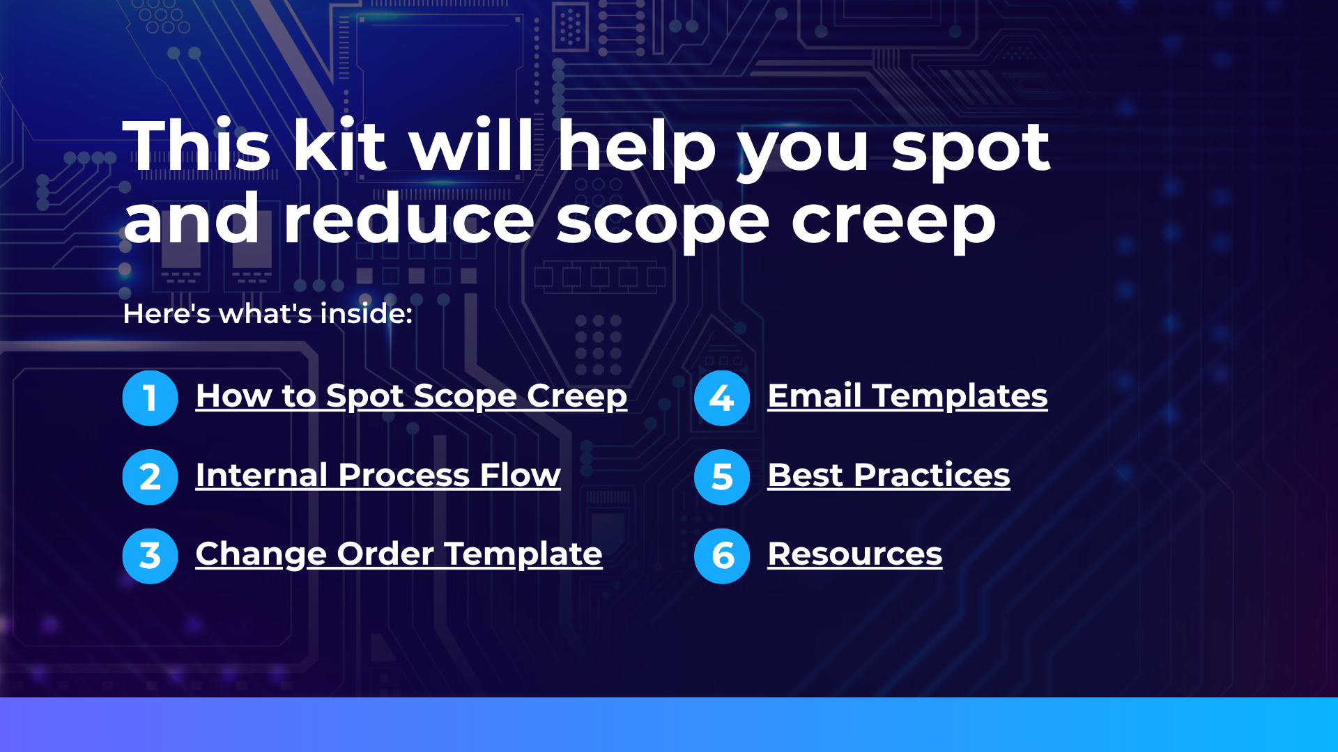 Scope Creep Response Kit Moovila